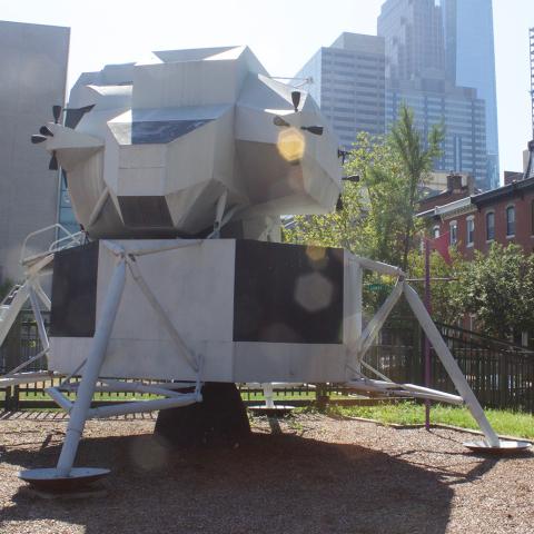 Apollo Lunar Module Structural Test Model | The Franklin Institute