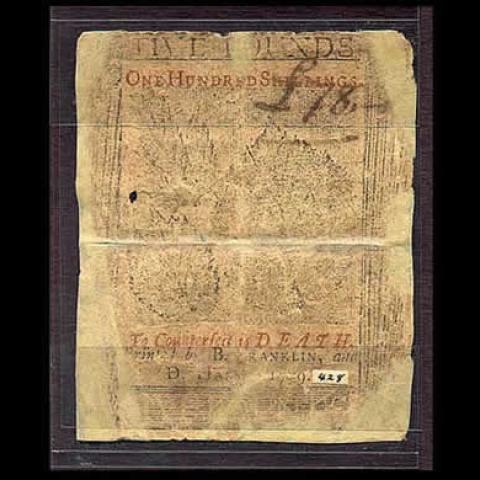 Colonial U.S. Currency | The Franklin Institute
