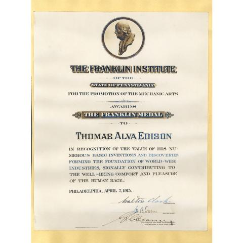 Case Files: Thomas A. Edison | The Franklin Institute