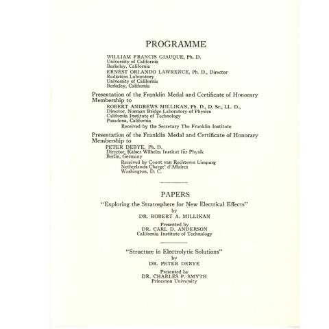 Experiencia De Robert Milkan 1940 San Francisco CA Dr Robert Millikan